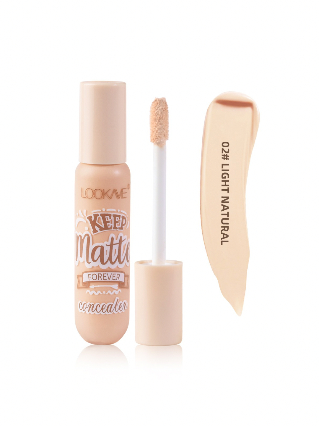 Консиллер кремовый LOOKAVE для лица, матирующий, водостойкий, плотный ...