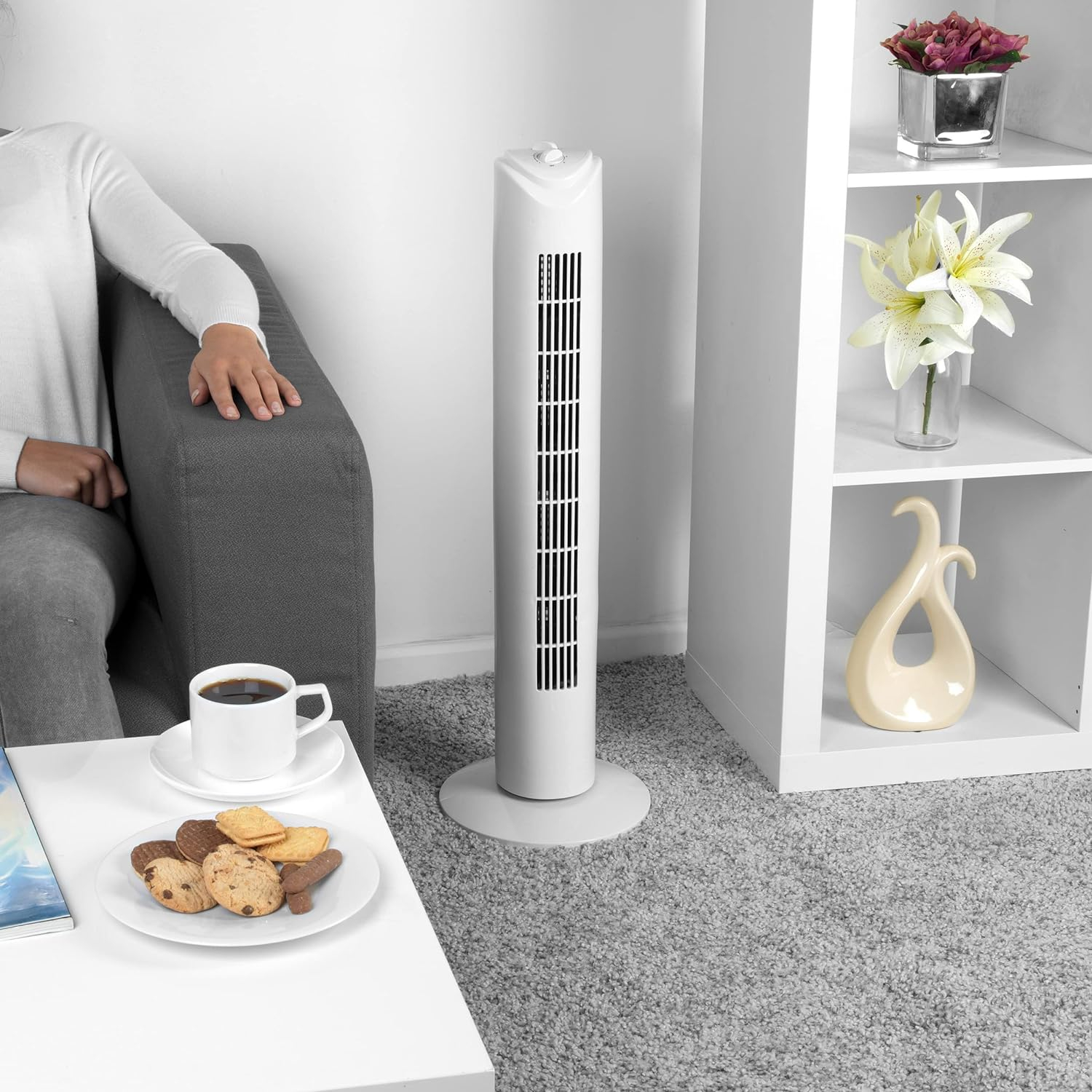 Колонный вентилятор Beldray fan 45W, с таймером, очень тихий купить по ...