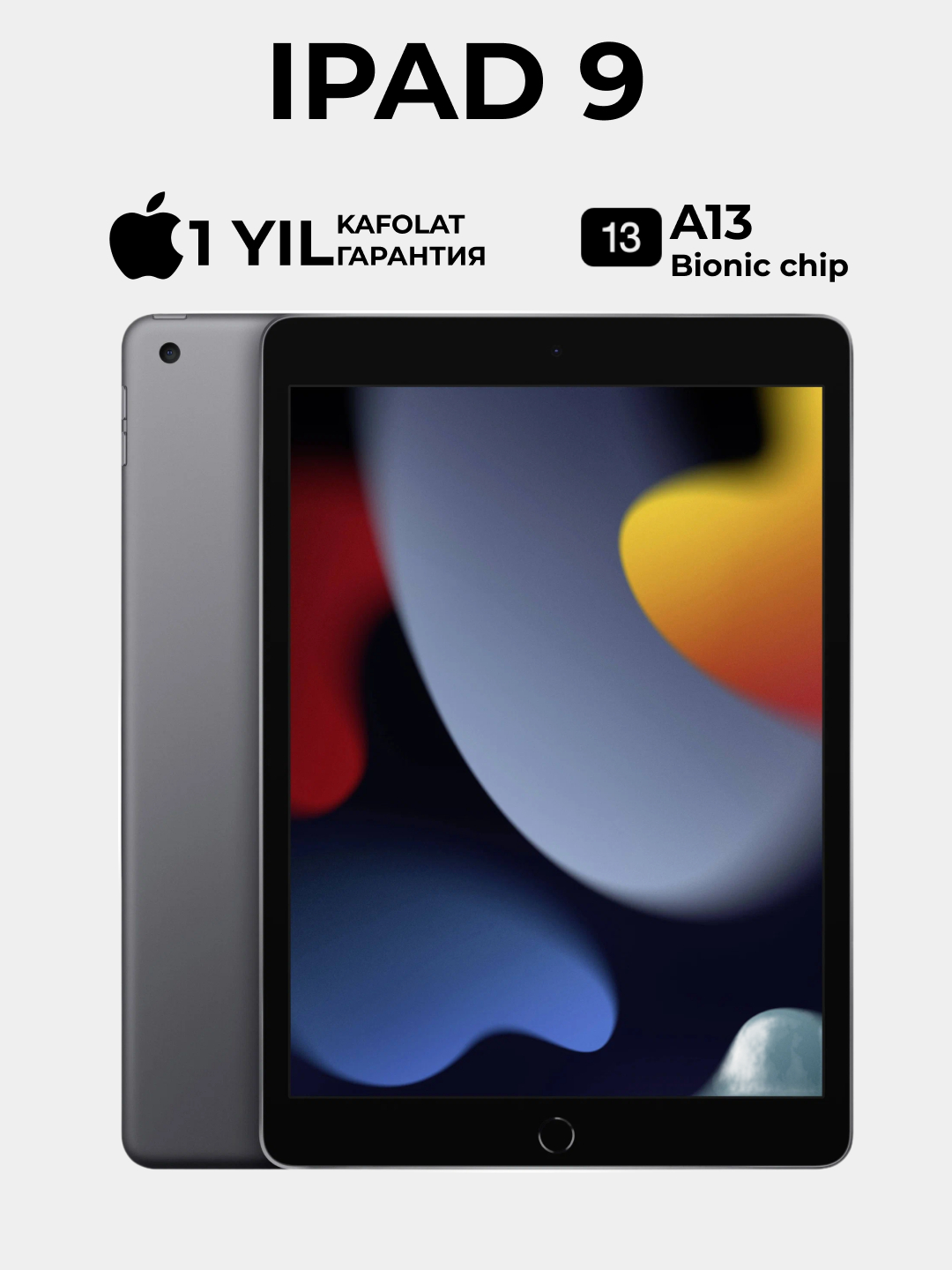Planshet Apple IPad 9 10.2 Gen, 64/GB, Wi-Fi 10.2" A2602ni arzon narxda ...