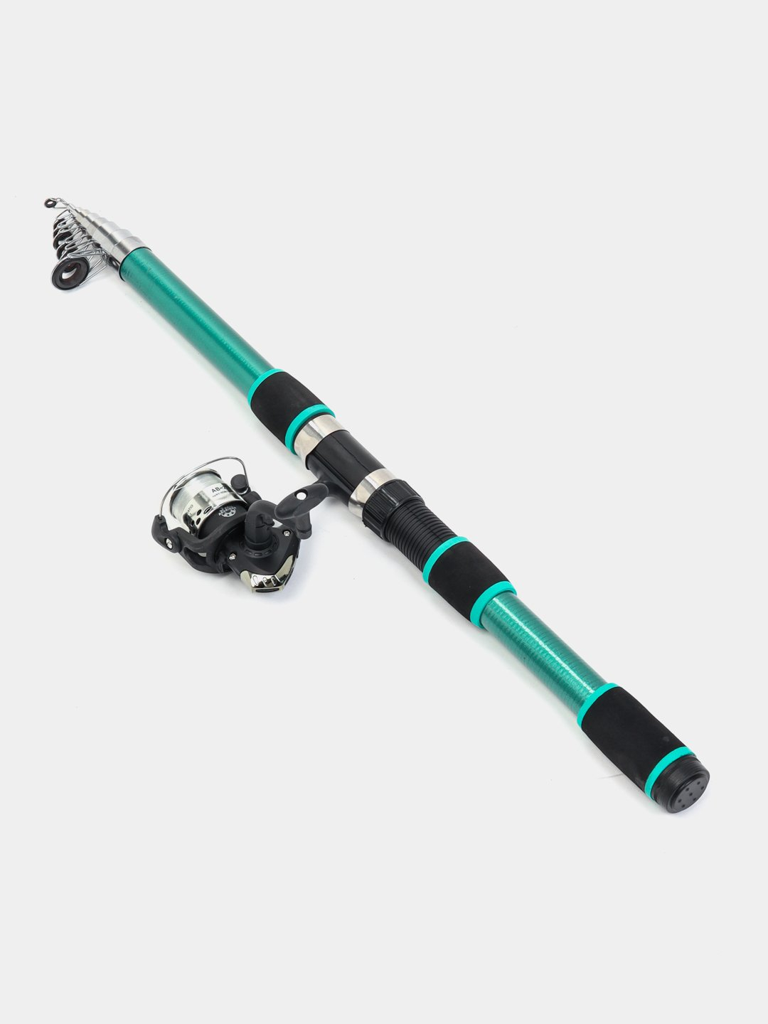 Baliq ovlash uchun aylanma tayoq, tayyor Teleskopik baliq ovlash qarmog ...