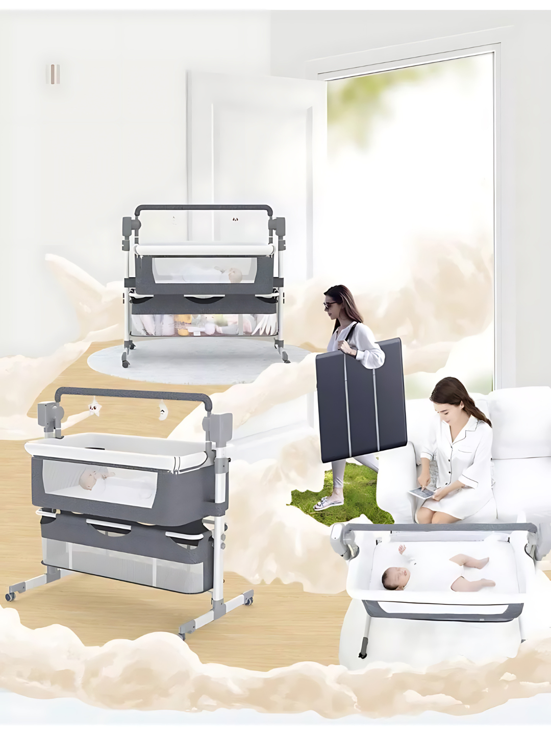 Детские качели, манеж, электронные за 1389000 сум со скидкой 57%. Uzum ...