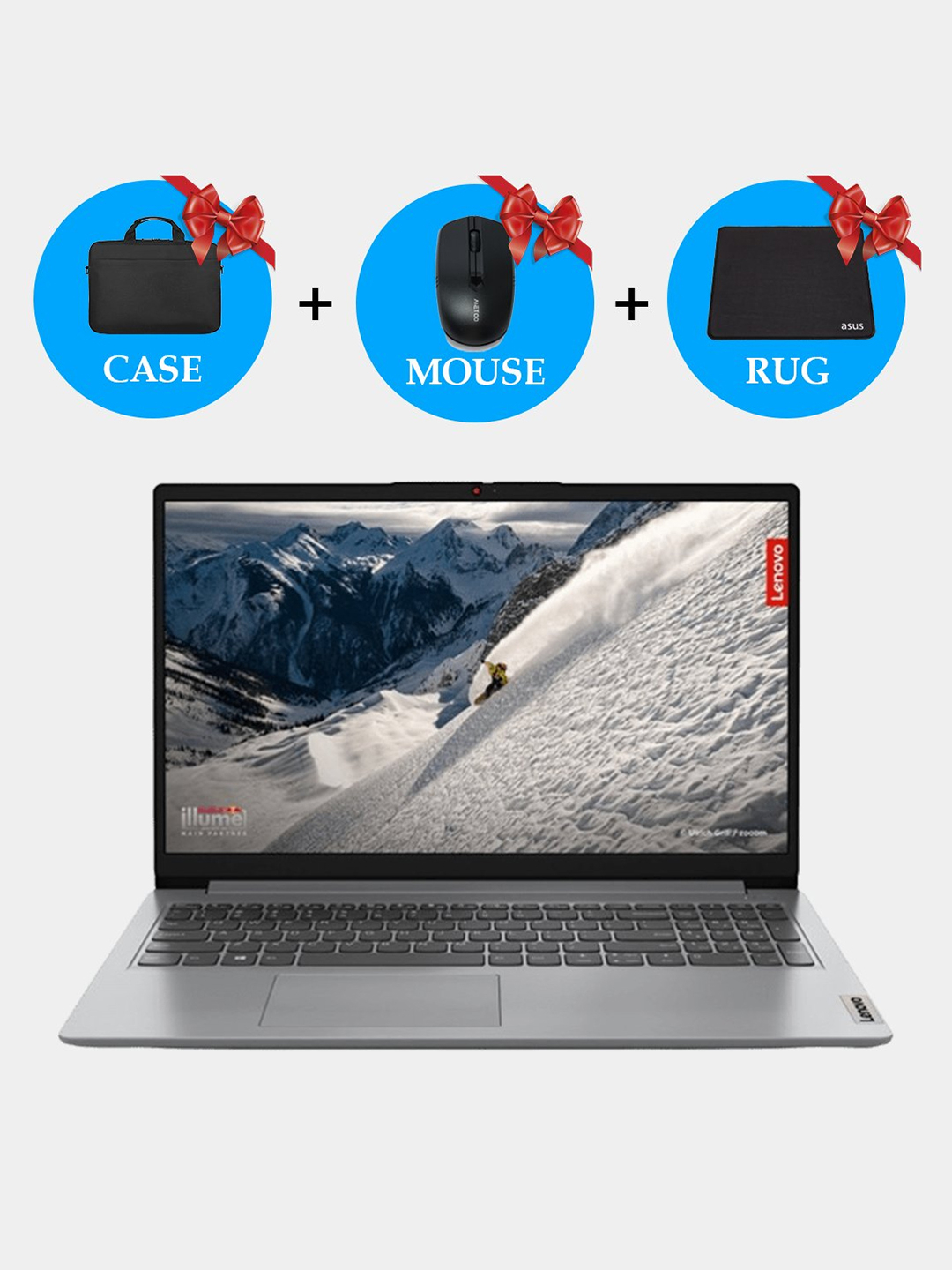 Ноутбук Lenovo IdeaPad 15ALC7, Ryzen 5-5500U, DDR4 8GB, SSD 256GB, 15.6 ...