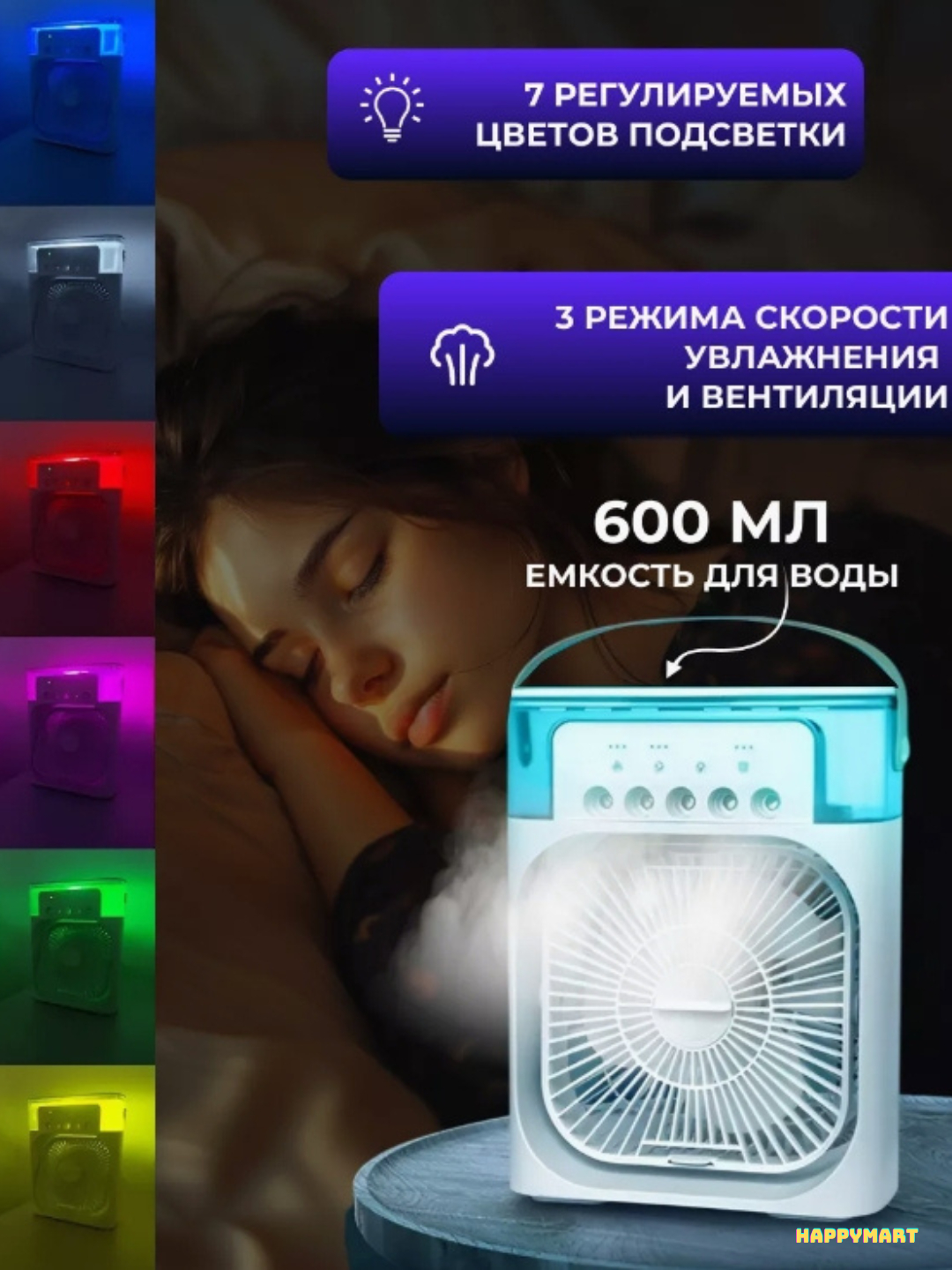 Мини кондиционер, увлажнитель и охладитель воздуха Arctic Air Cooler ...