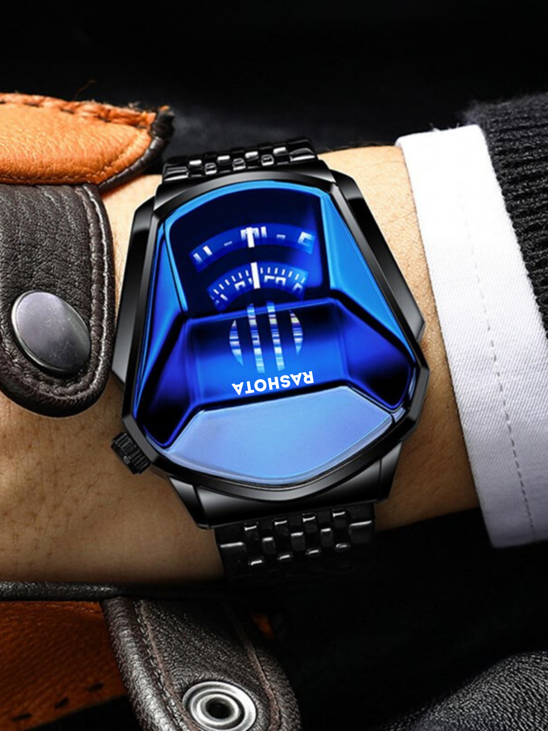 Мужские наручные часы Rashota, кварцевые, водонепроницаемые купить по ...