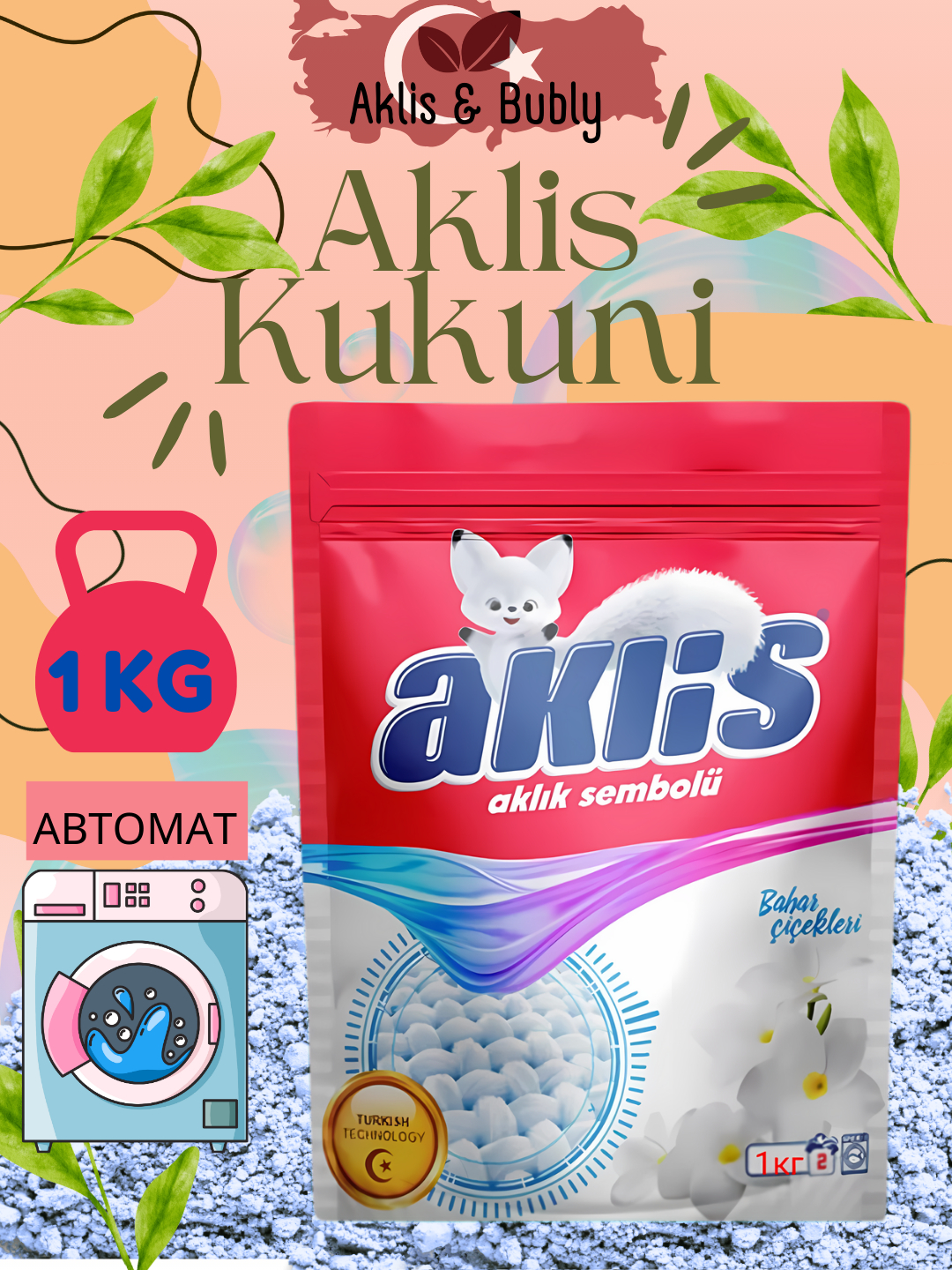 Kir yuvish kukuni avtomat, 1 kg, 3kg, 6kg, 9kg, 10kg Soda Aklis, Aklis va Bublyni arzon narxda ...