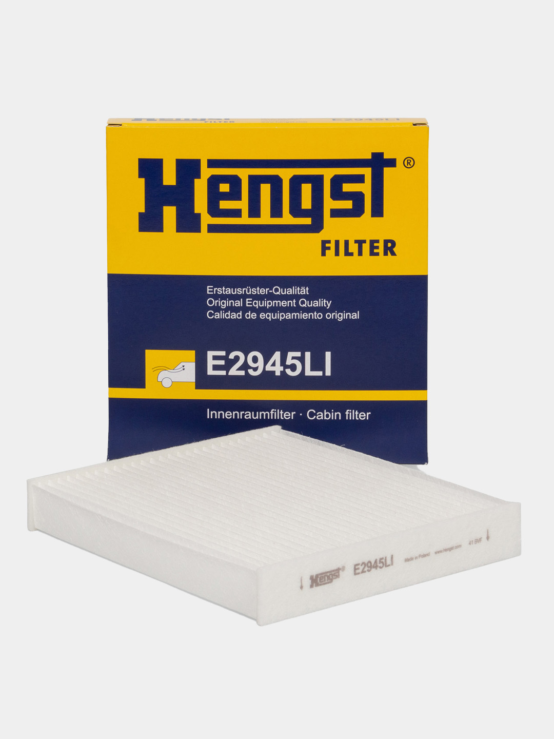 Салонный фильтр Hengst E2945LI для Trailblazer, Land Rover, Lexus ...