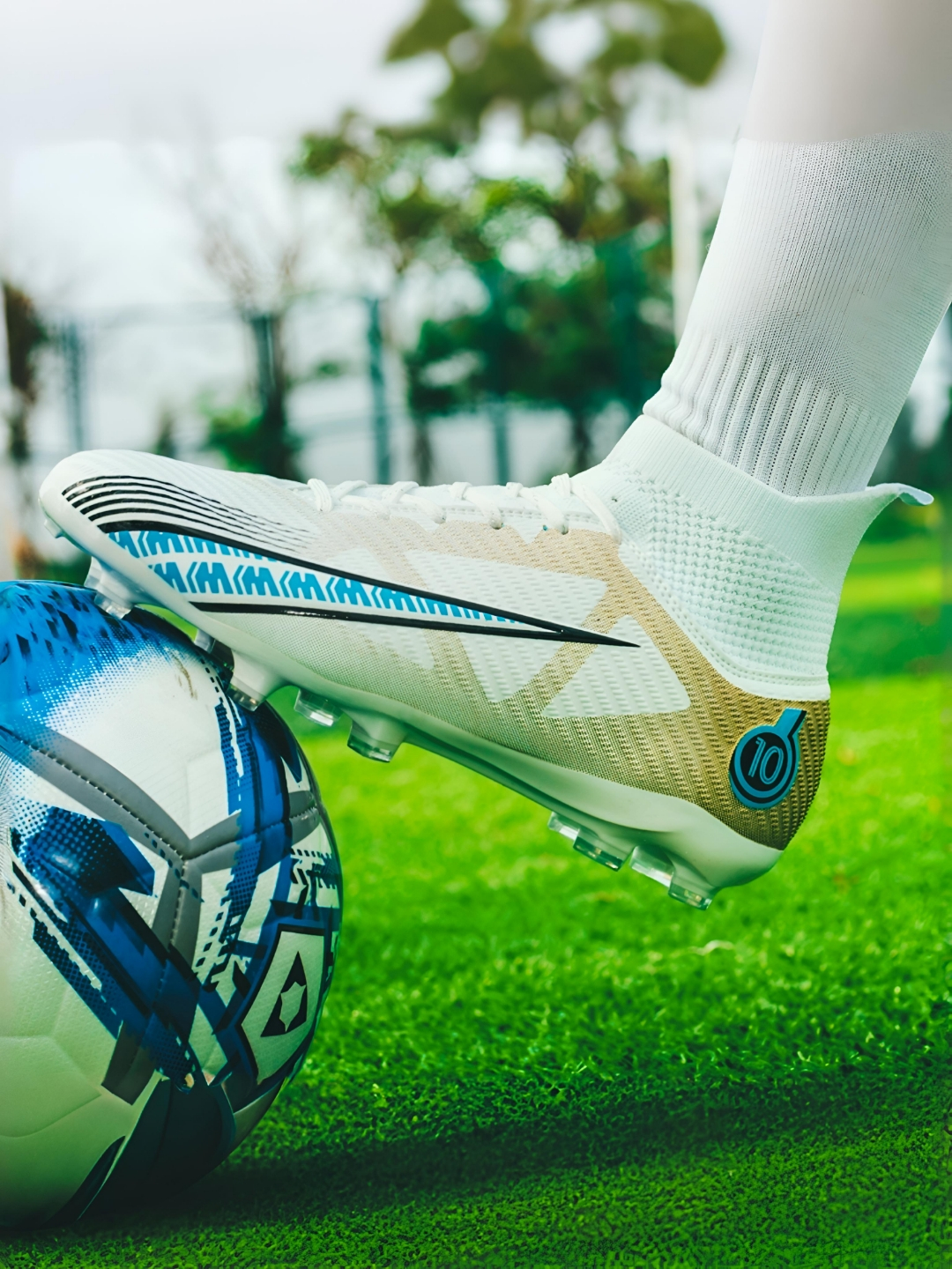 Professional butsi Firm Ground, 3D qoplamli bilan 3-xil rangni arzon ...