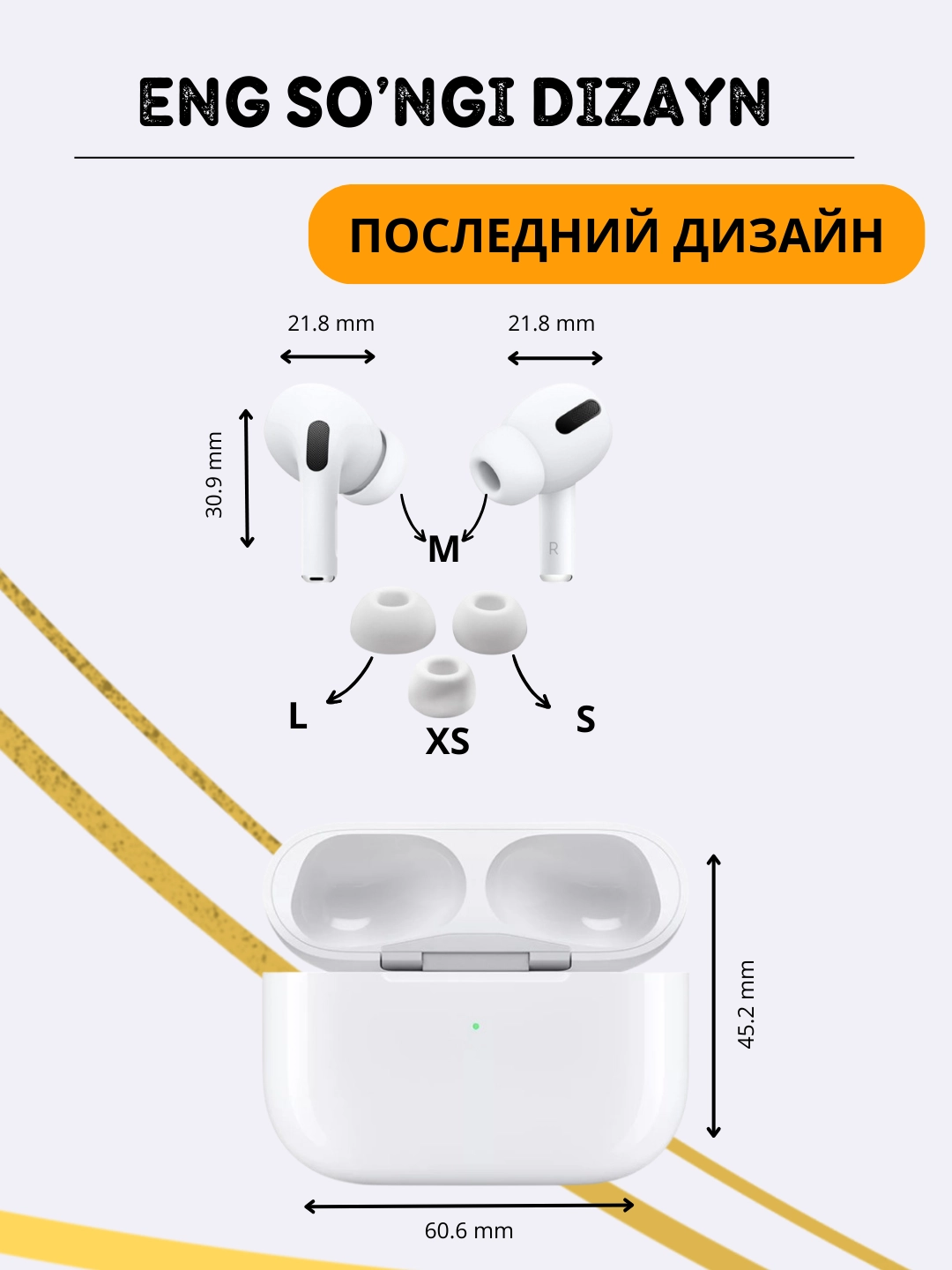 Simsiz quloqchinlar Pods Pro 2 118000 so'mga 95% chegirma bilan. Uzum ...