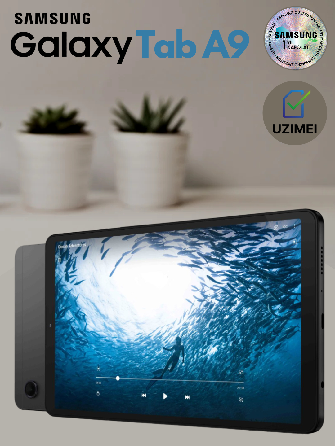 Planshet Samsung Galaxy Tab A9ni arzon narxda sotib oling — Uzum (1155956)