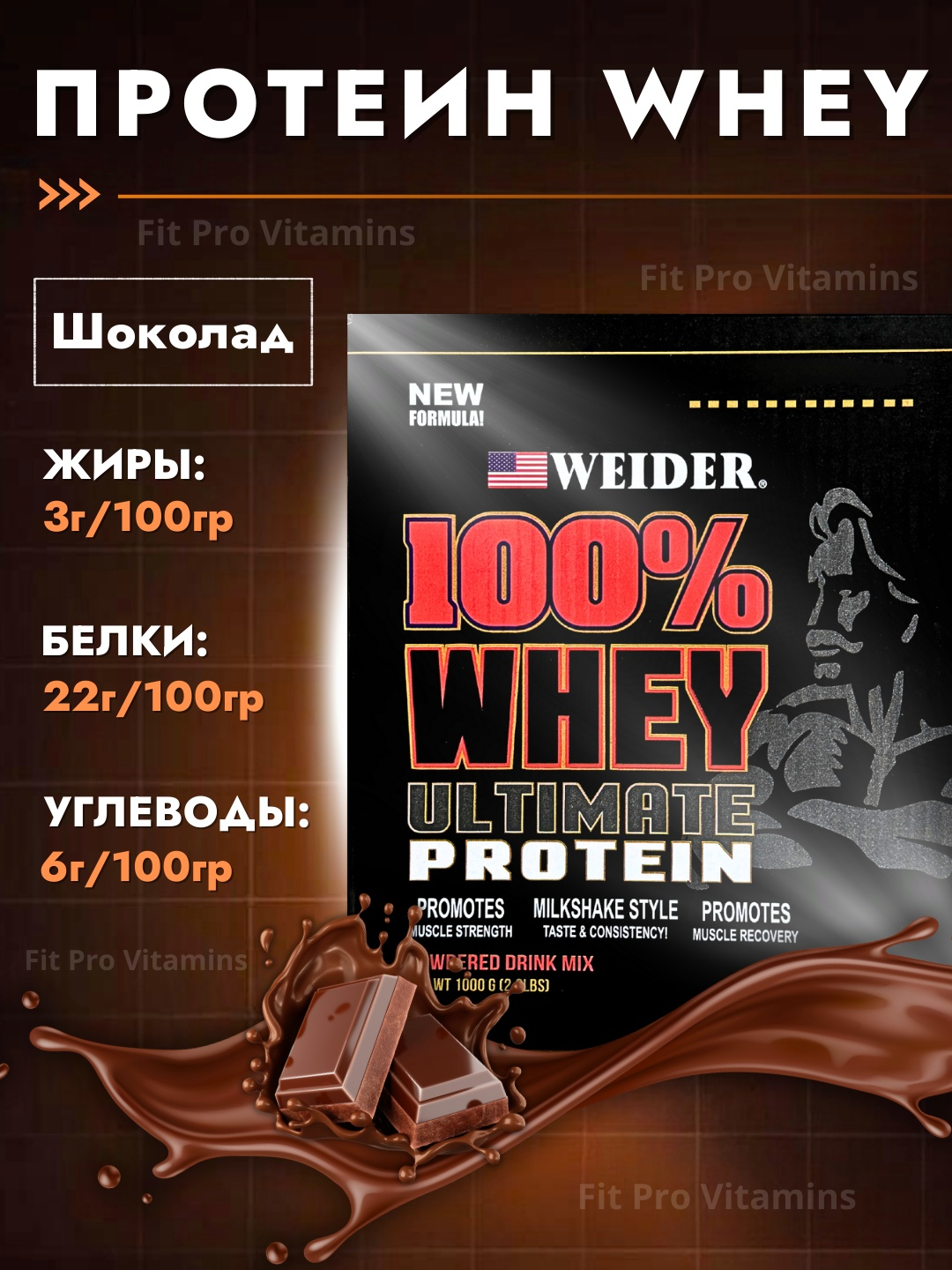 Протеин Whey Weider Usa Halal Спортивное питание для похудения
