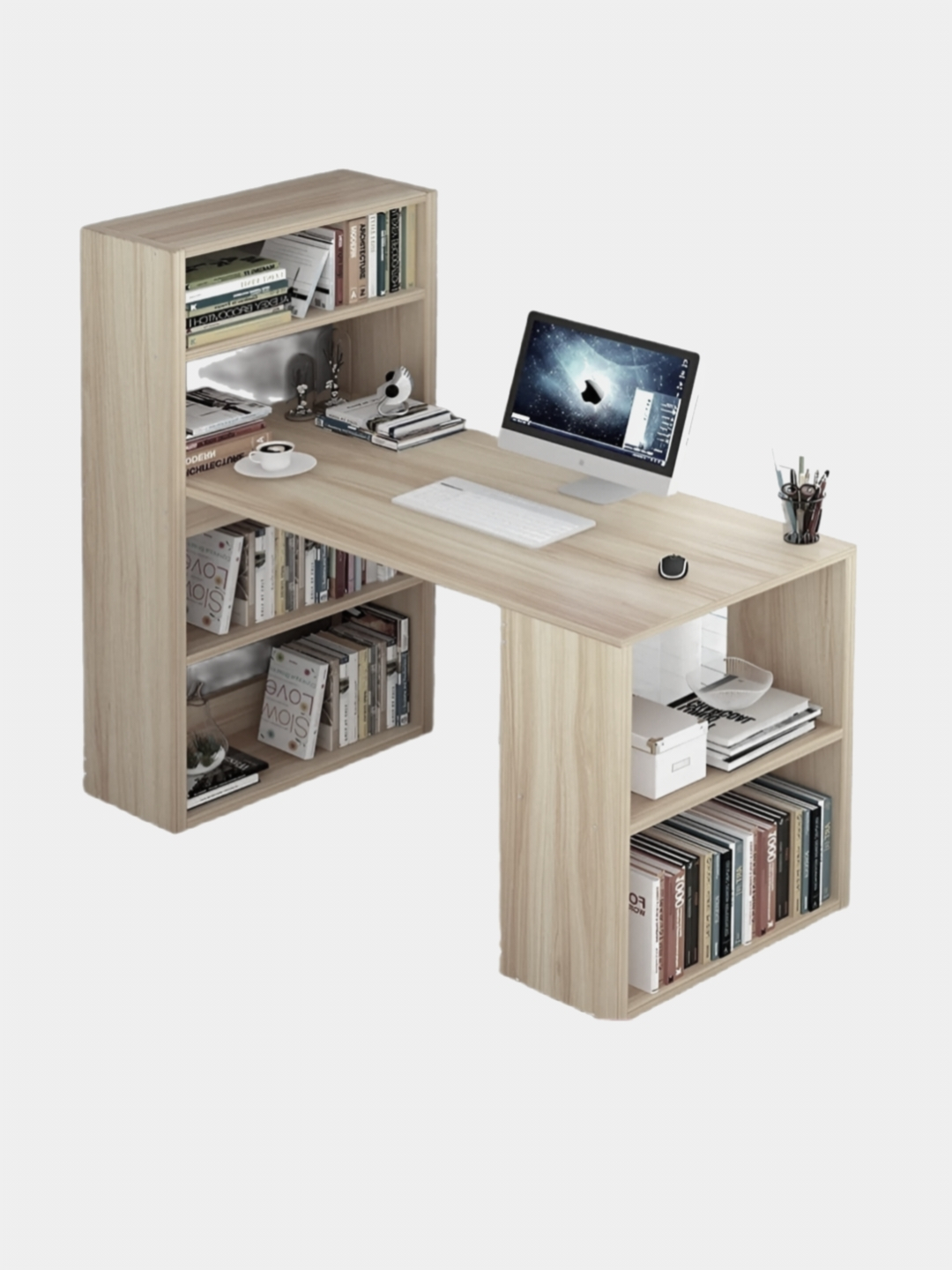 Универсальный стол для работы и учебы, 120 * 120 * 50 см, в готовом ...