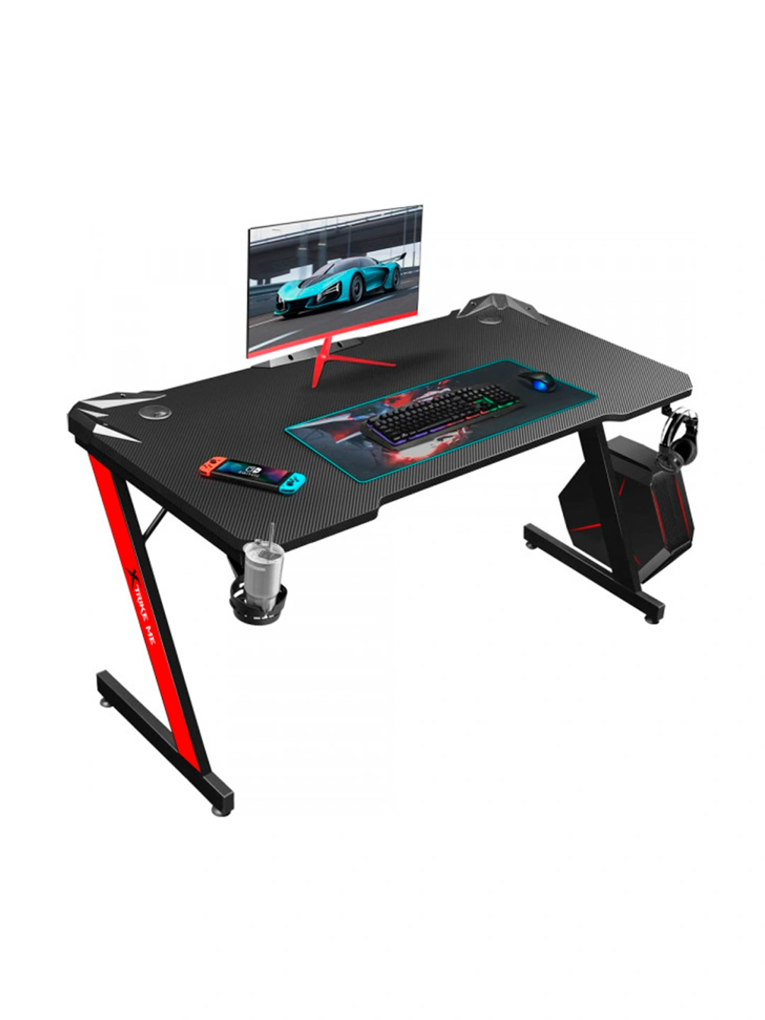 Стол игровой XTRIKE ME DK-02 Gaming Desk Black, 110 * 60 74 мм купить ...