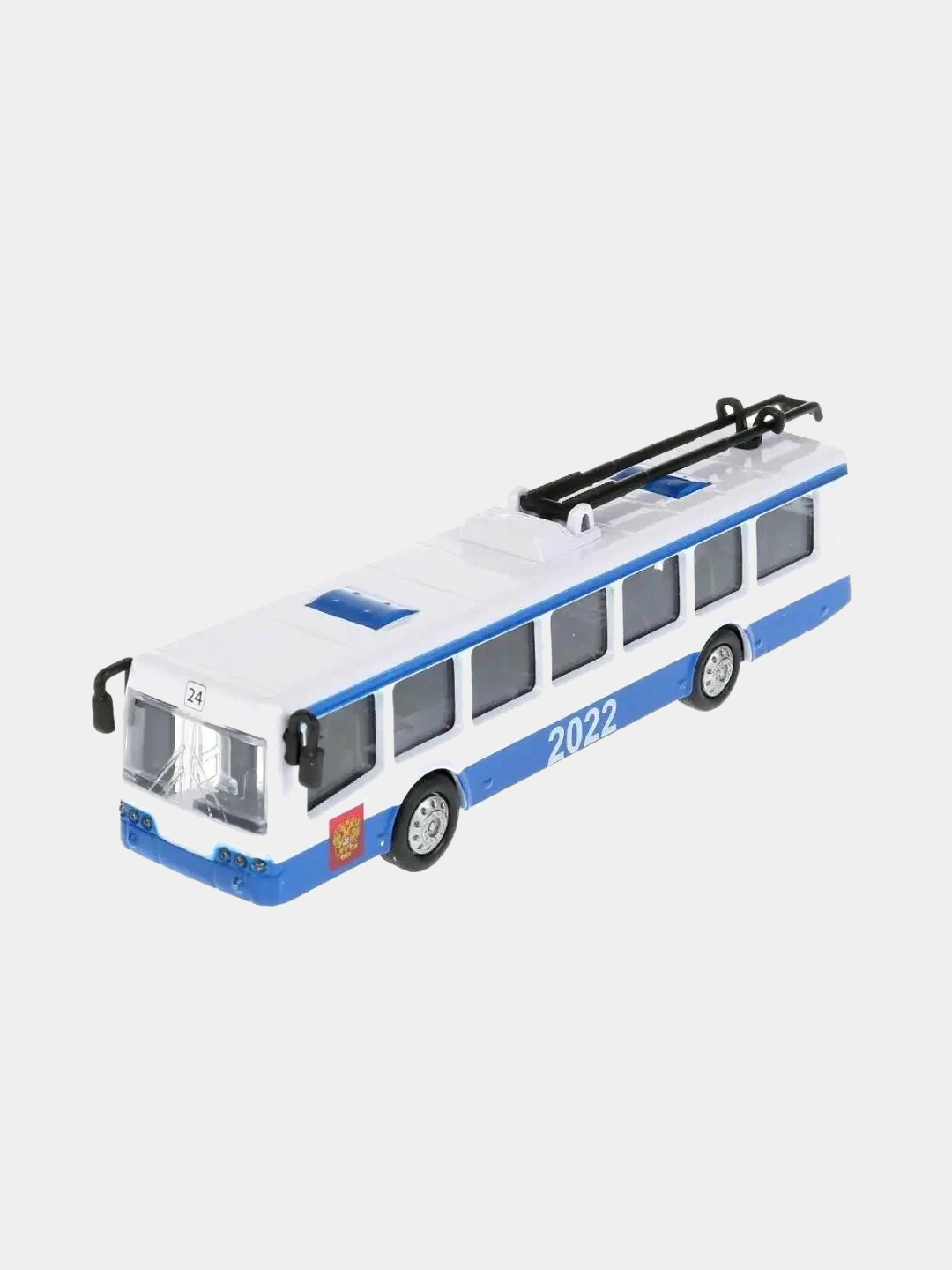 Тroleybus "texnopark" metal. inert. 16,5 cm, ochiq. rossida eshiklar ...