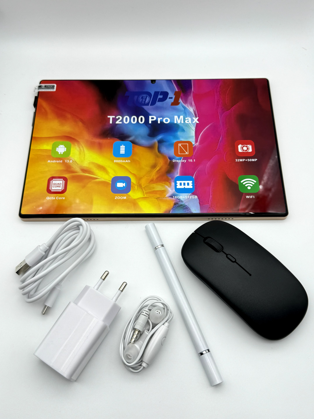 SIM-kartali planshet, klaviatura va sichqonchali, android, T2000 Pro ...