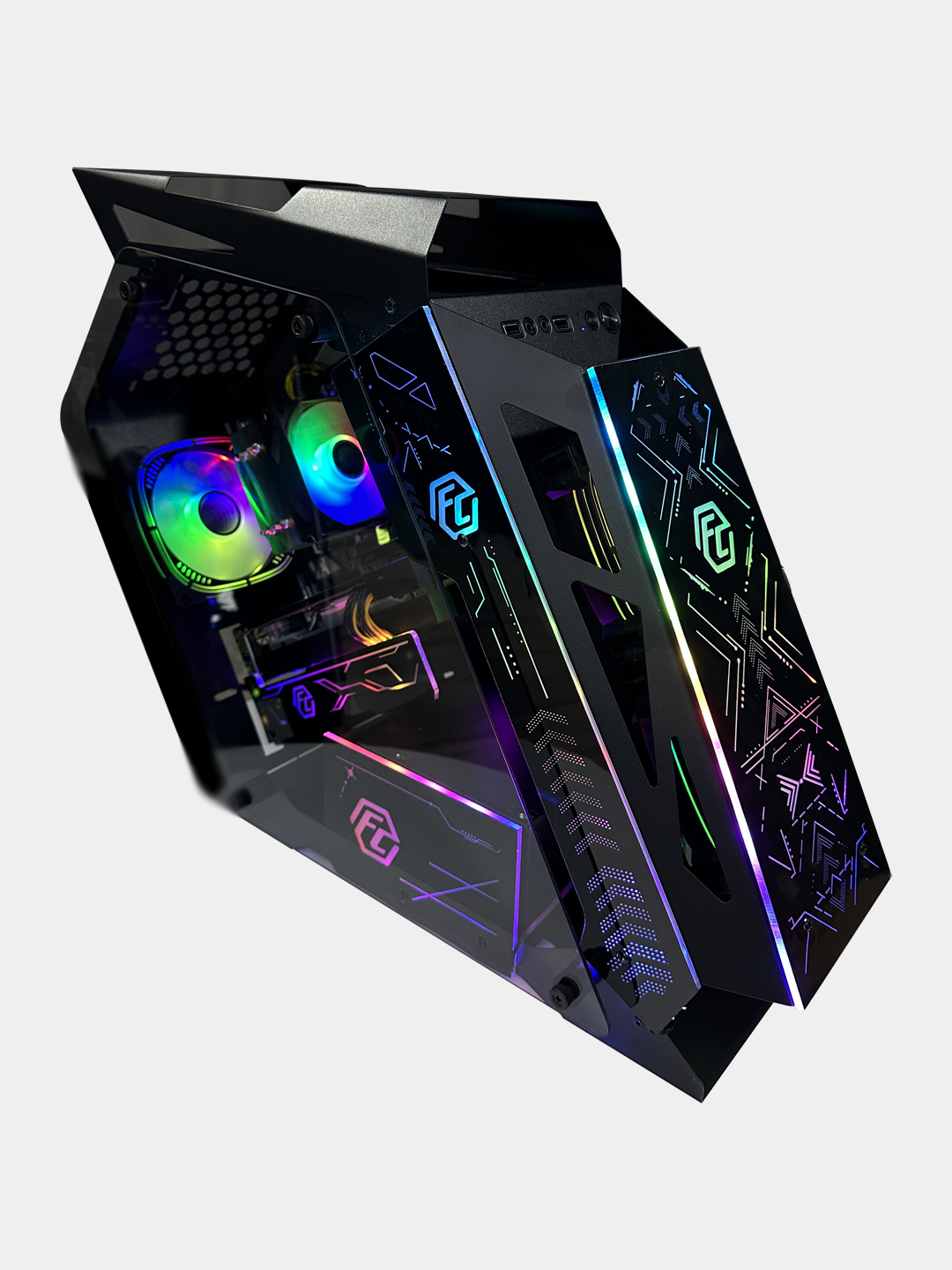 O'yin uchun kompyuter Transformer Intel i5-12400F, 16 GB DDR4, RX580 8 GB, 512 GB NVMeni arzon ...