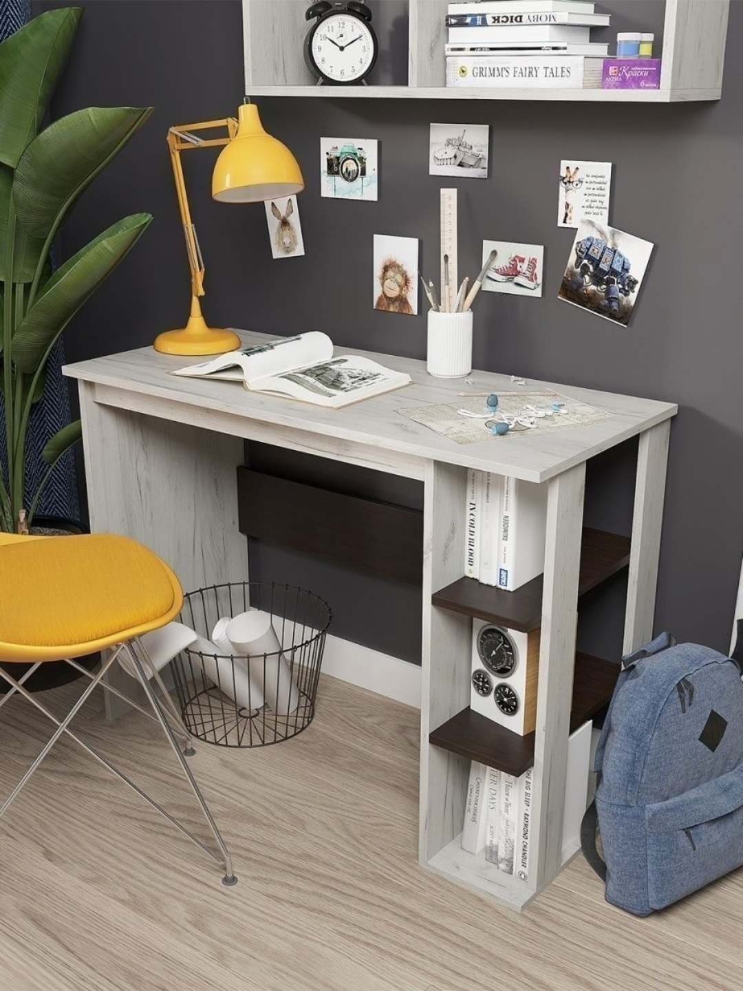 Универсальный стол для работы и учебы Монако, 100 * 72 * 44 см, в ...