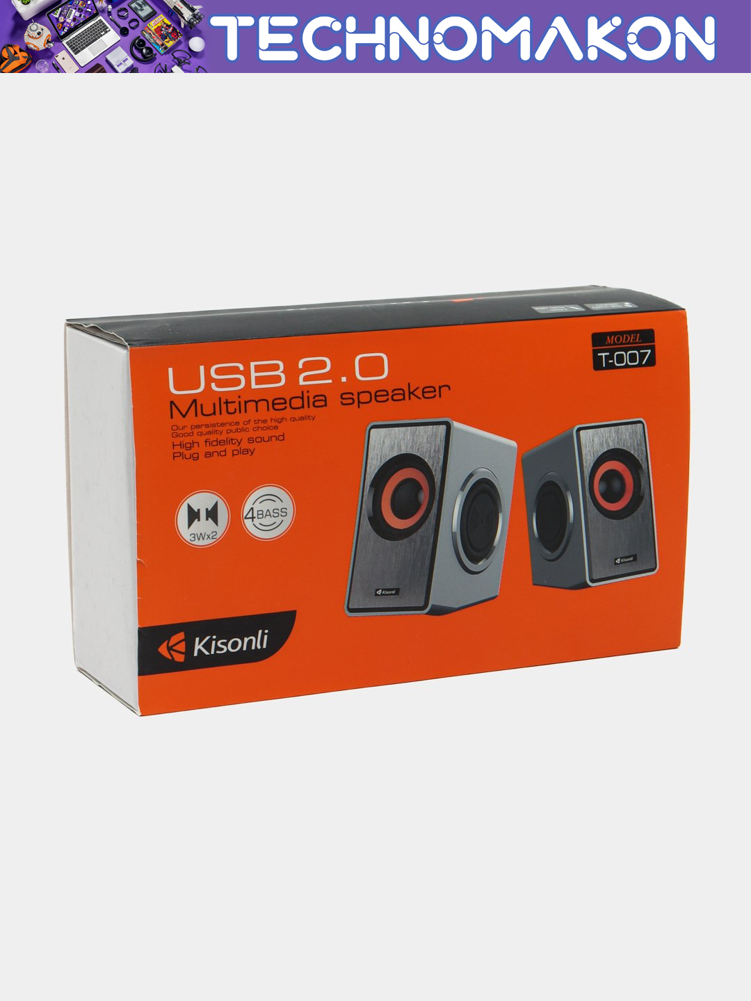 Kompyuter uchun kolonkalar Kisonli T-007ni arzon narxda sotib oling — Uzum (180090)