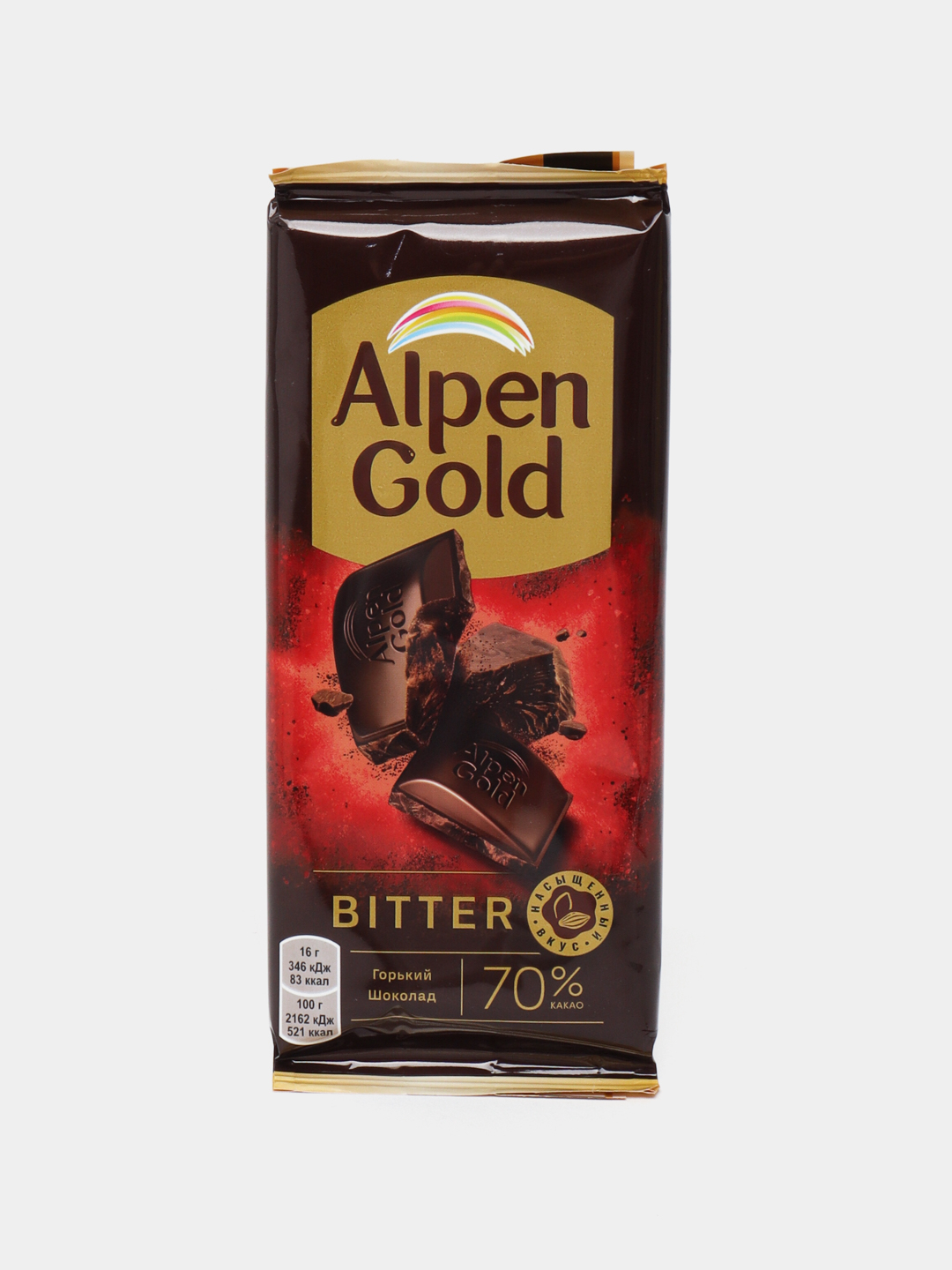Шоколад Alpen Gold Bitter горький, 85 г купить по низким ценам в ...