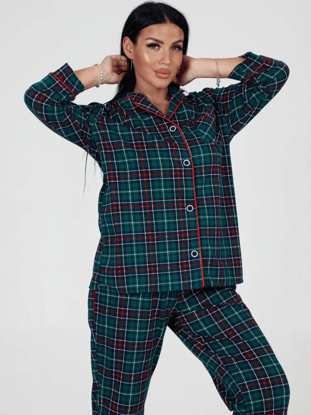 Ayollar pijamalari, ko'ylak va shimlar to'plami, paxta 138100 so'mga 31 ...