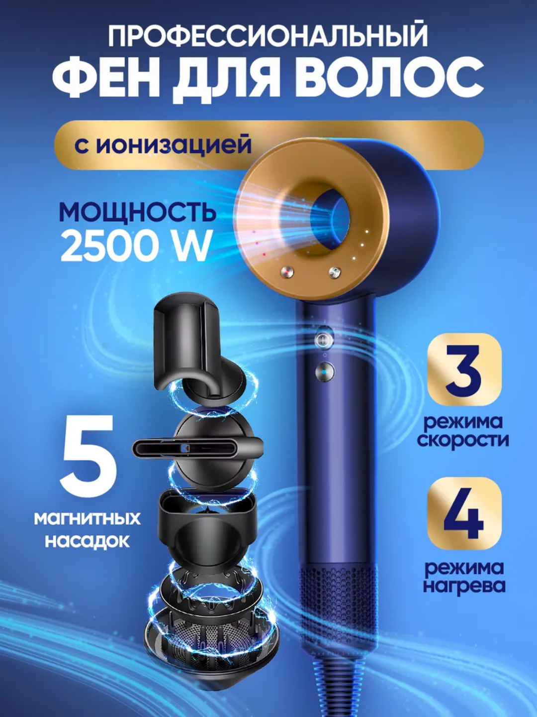 Super Hair Dryer 8821 и 8831, профессиональный фен для сушки и ...