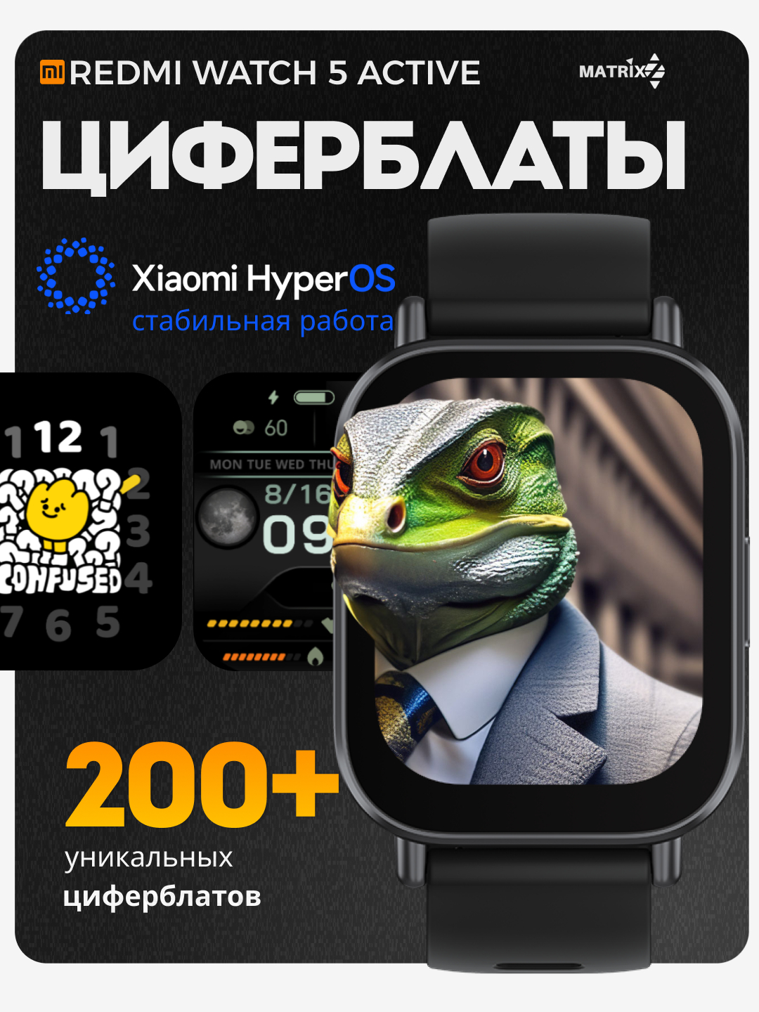 Aqlli fitness soatlar Xiaomi Redmi Watch 5 Active android va iOS uchun ...