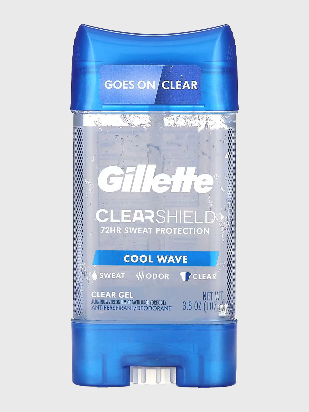 Гелевий дезодорант антиперспирант Gillette Clearshield 72H COOL WAVE ...