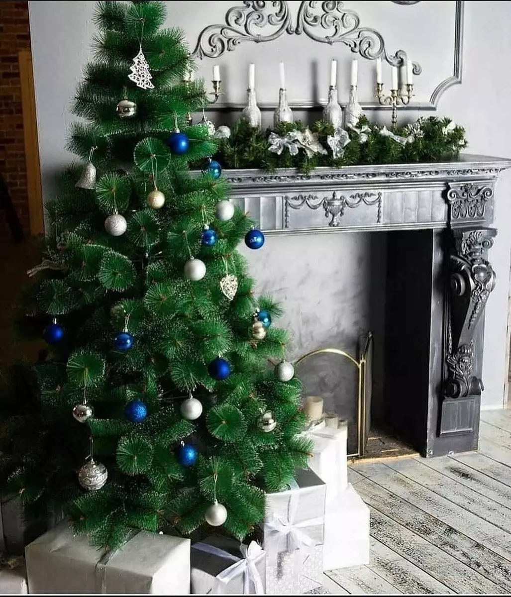 Yangi yil uchun sun'iy archa, bayram uchun bezak, 60 sm dan 300 sm ...