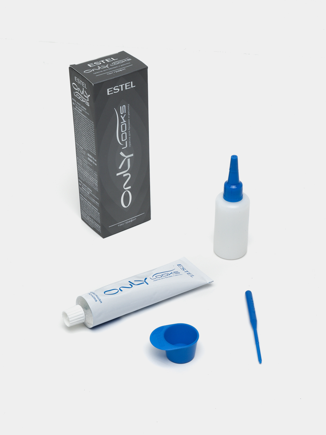 Краска для бровей и ресниц Estel Only Looks, тон коричневый, черный купить по низким ценам в ...