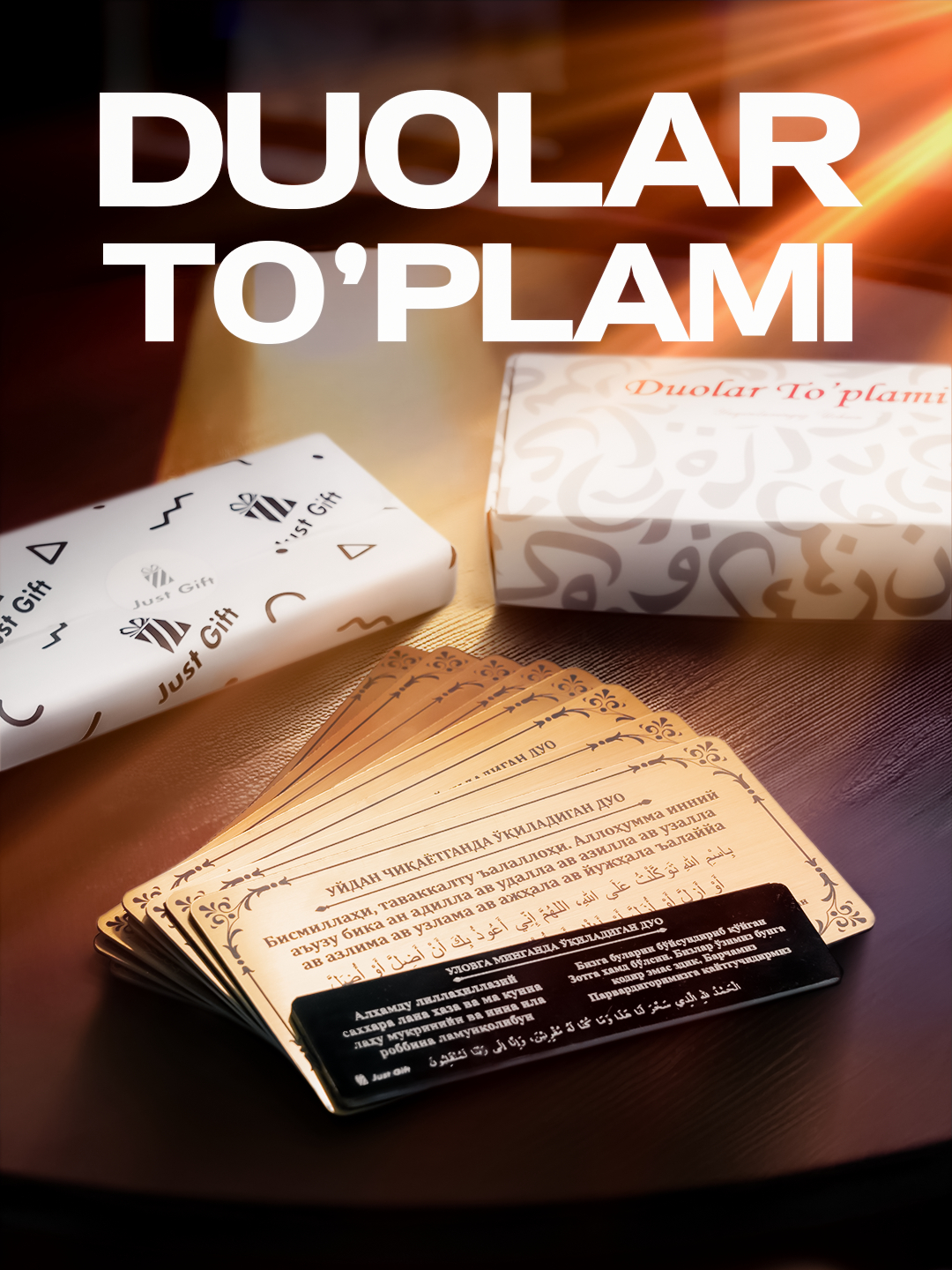 Duolar to'plami kartochkalar ko'rinishida, devorga yoki mebel yuzasiga ...