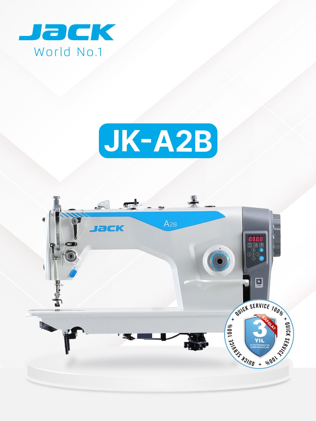 Промышленная швейная машина Jack JK-A2B-CH, прямая строчка для производства и дома купить по ...
