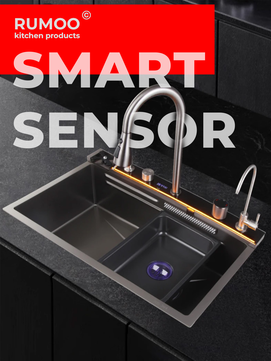 Sensorli smart rakovina oshxona uchun / 7546-1MLJQYBni arzon narxda ...