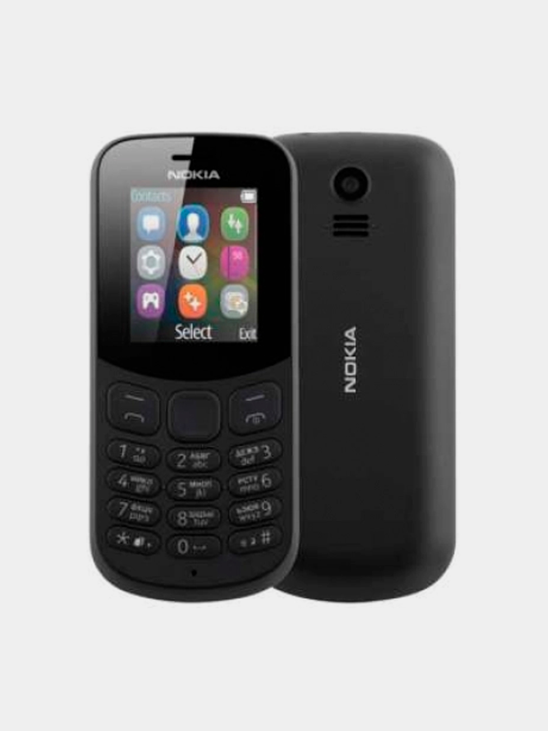 Сотовый телефон NOKIA 130 DS TA-1017 Black купить по низким ценам в интернет-магазине Uzum (1349272)
