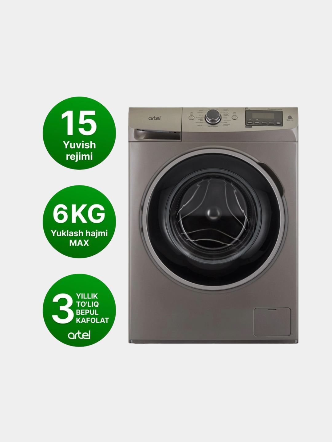Стиральная машина Artel WF60K060C, 6 кг купить по низким ценам в ...