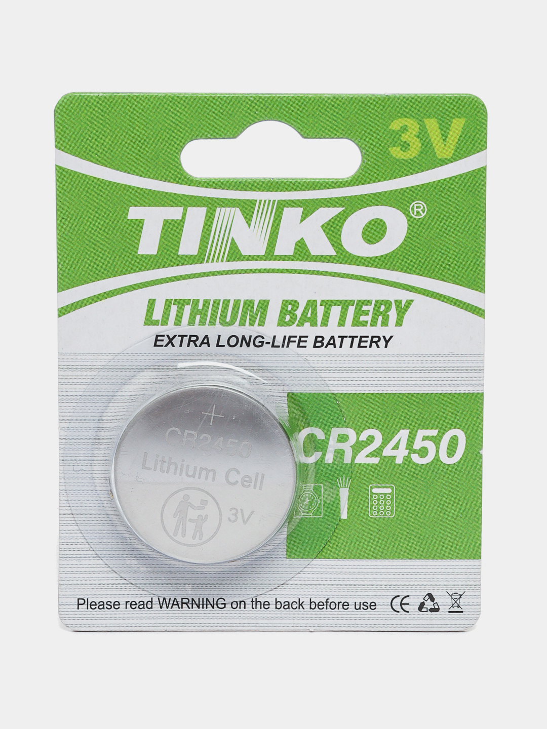 CR 2450 Батарейка Tinko Lithium battery 3 Vt, 1 donani arzon narxda ...