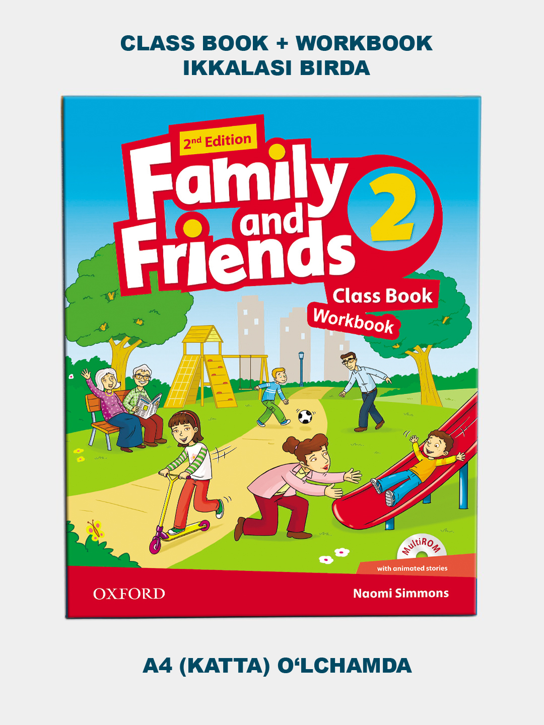 Family and Friends 2 Classbook and Workbook, format A4ni arzon narxda sotib oling — Uzum (1380215)