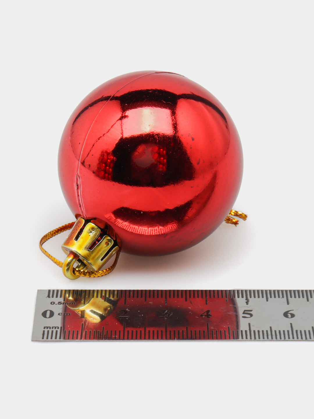 Новогодний набор шаров — 24 шт, 5 см, в пластиковой коробке за 65000 ...