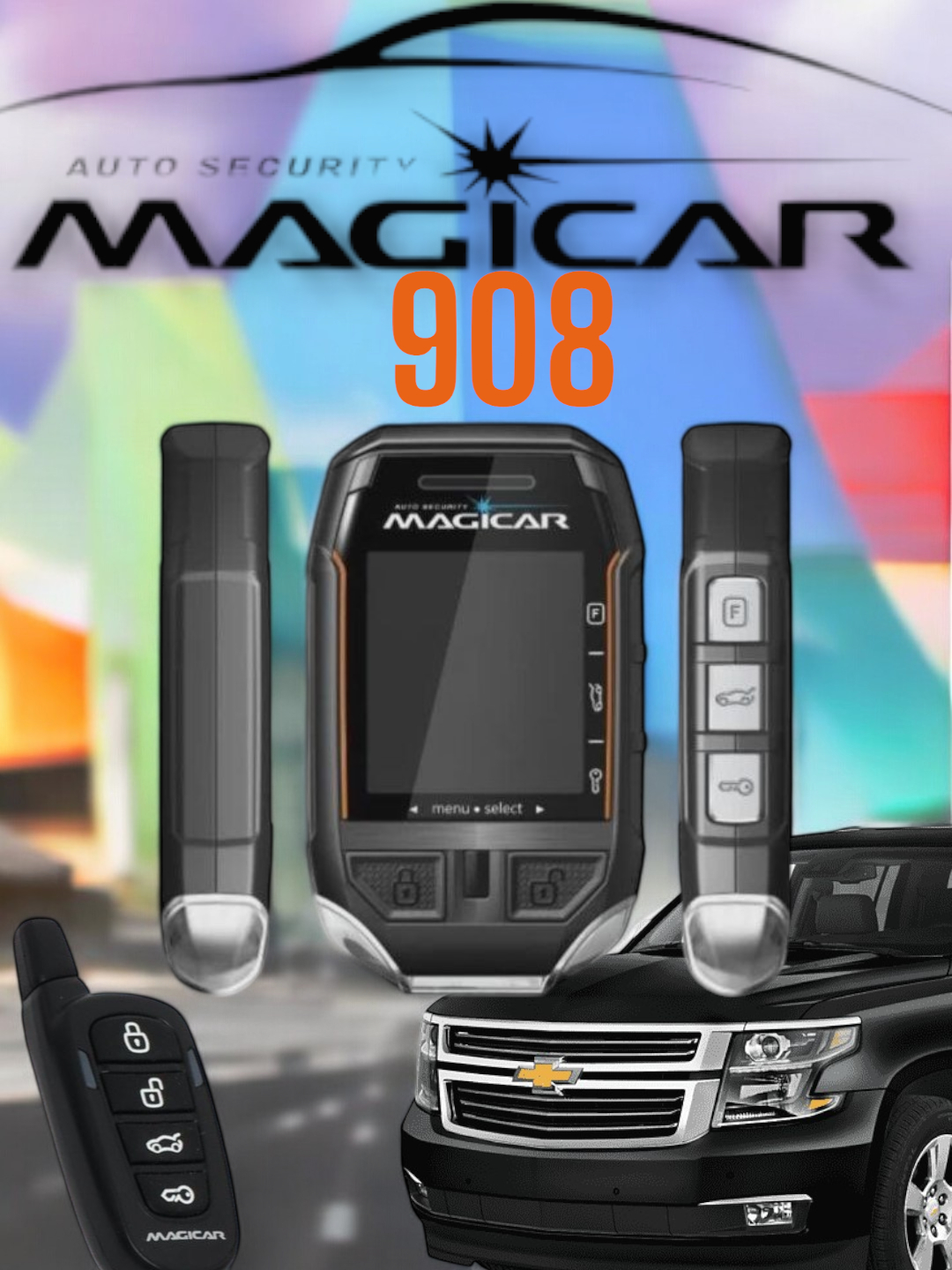 Автомобильная сигнализация Magicar, с дистанционным управлением, 908S купить по низким ценам в ...