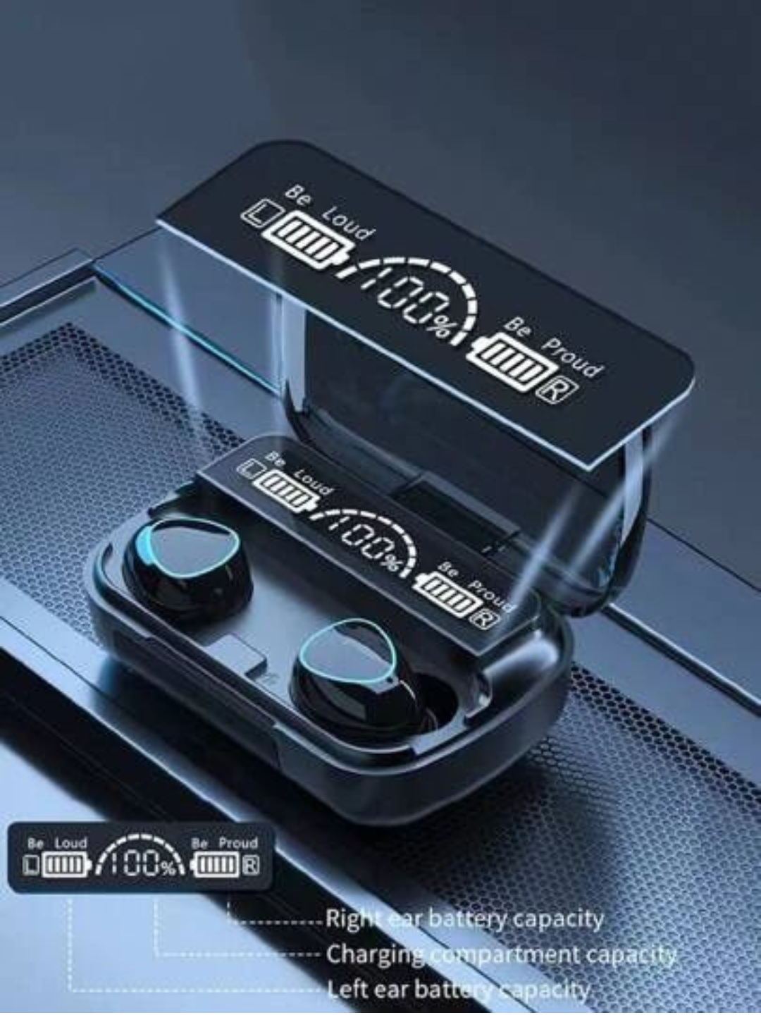 Беспроводные наушники м 10, Powerbank 3500 мАч, Bluetooth 5.3 купить по ...