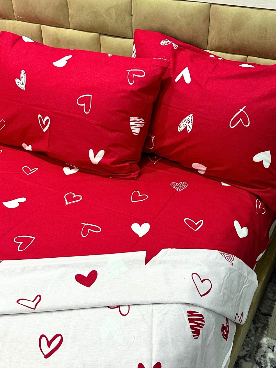 Bir kishilik va ikki kishilik choyshab to‘plami, 100% paxta, poplin ...