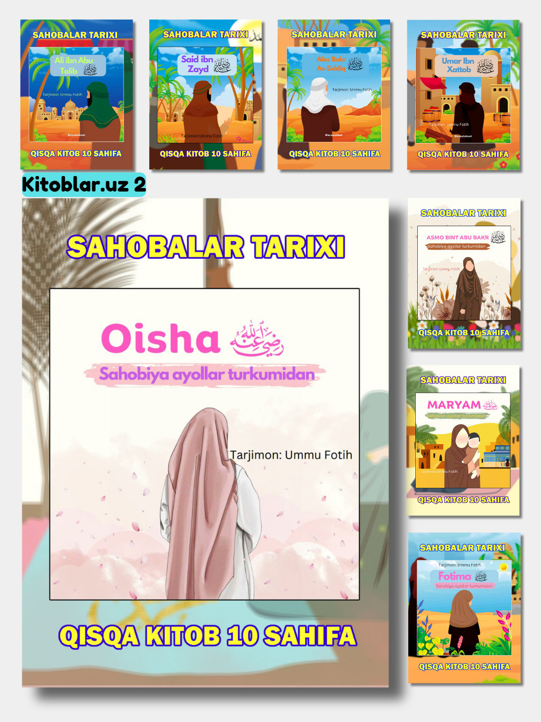 Sahobalar tarixi qissalar, bolalar uchun rasmli kitobni arzon narxda ...