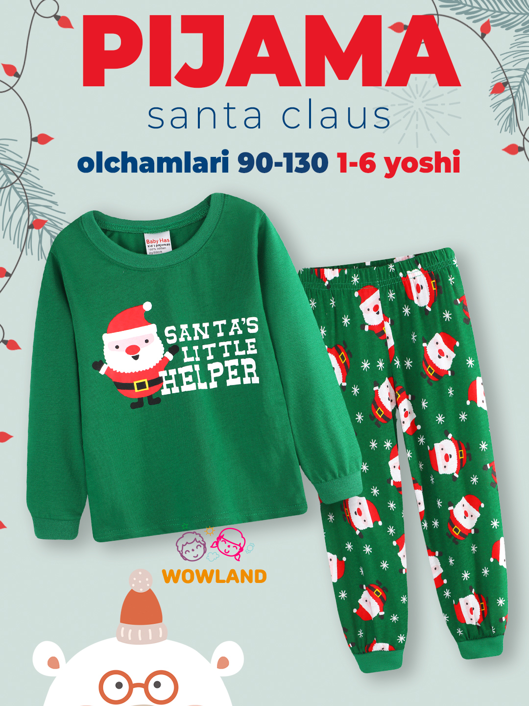 O'g'il bolalar va qizlar uchun pijamasini arzon narxda sotib oling ...