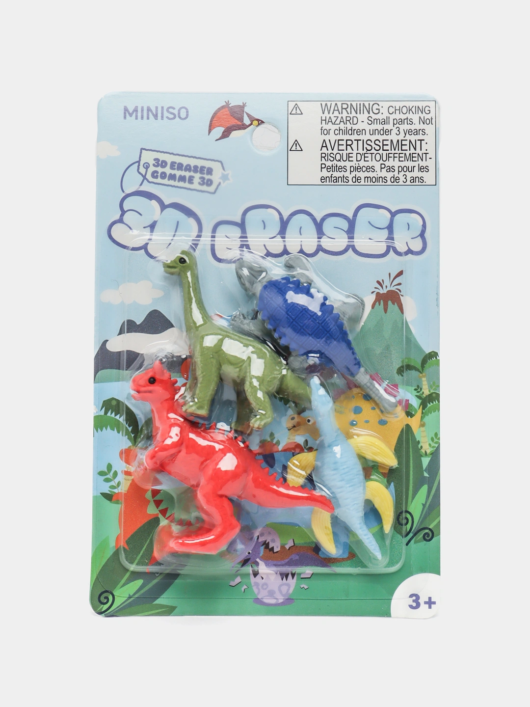 MINISO 3D Ochirib Boladigan Dinazavrlar Dunyosi (2 xil model assortisi ...