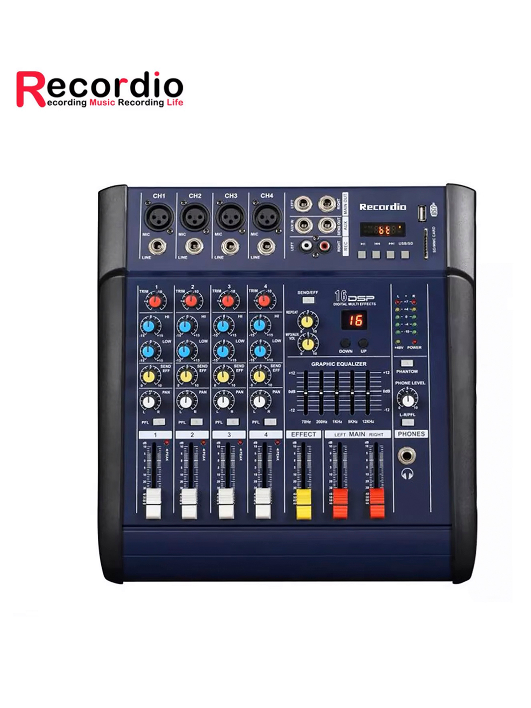 450W x2 recordio DSP kuchaytirgichi effektlar GAX-402Dni arzon narxda ...