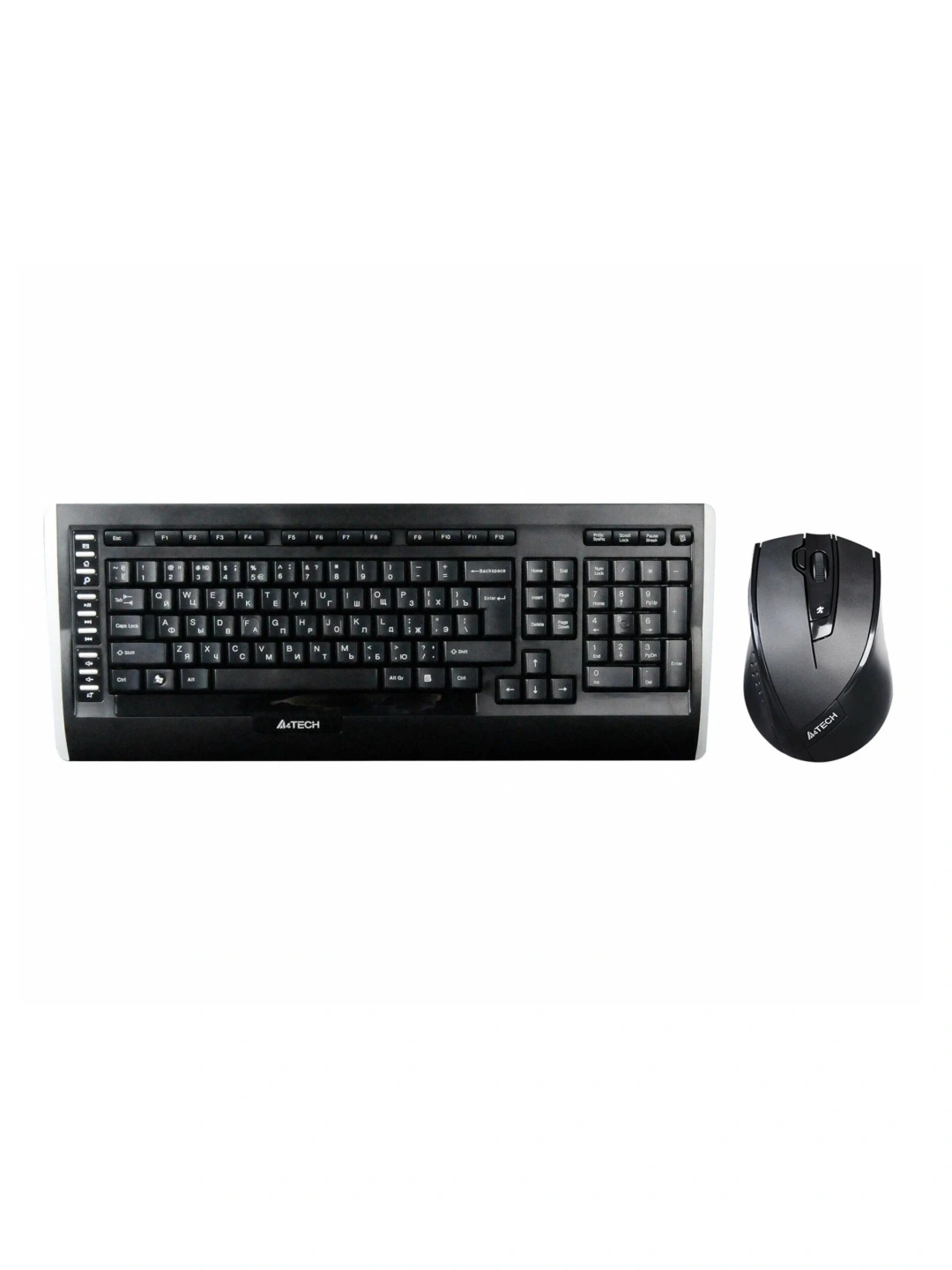 A4Tech 9300F Набор беспроводной клавиатура и мышь, черный купить по ...