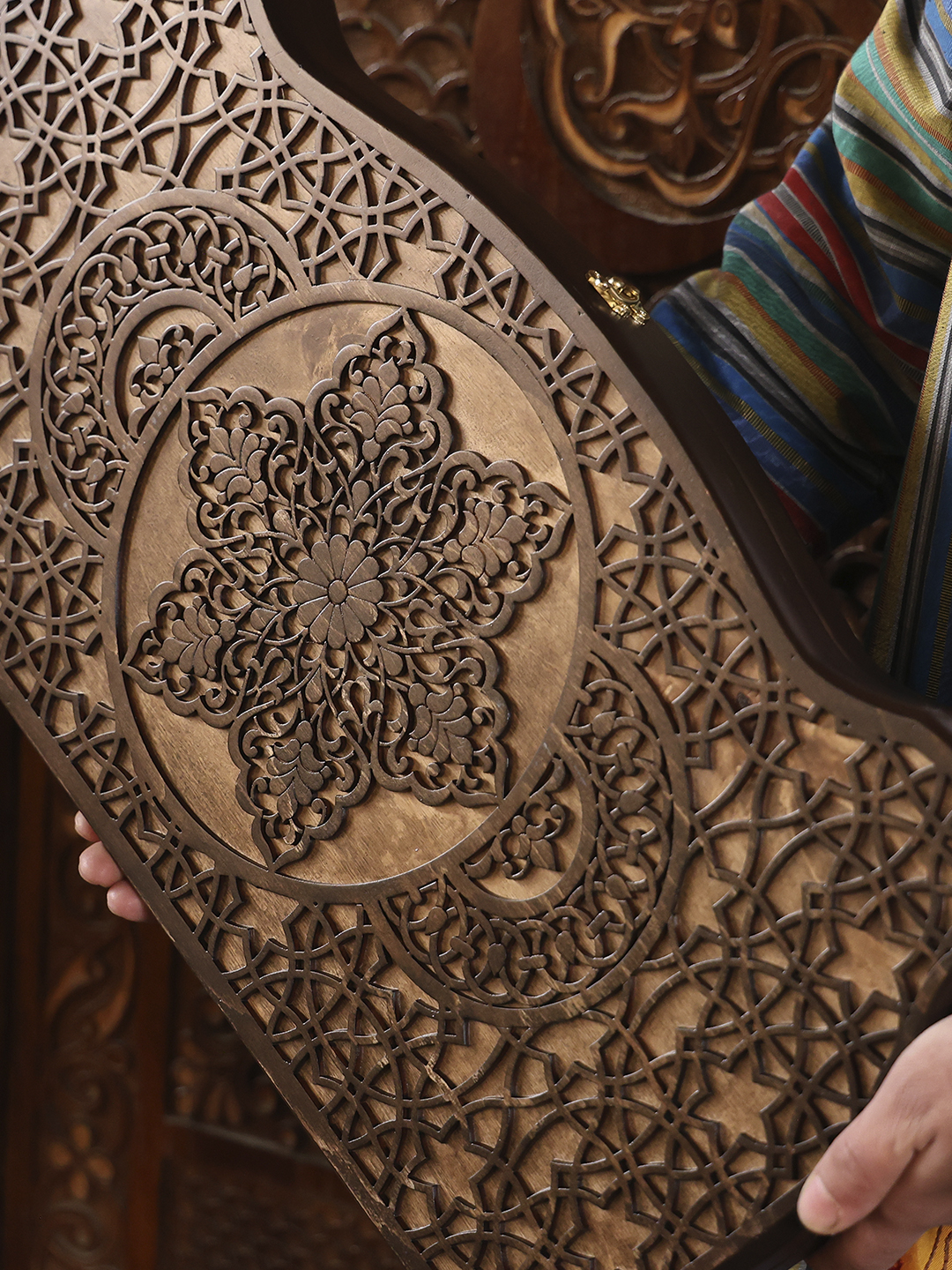 Milliy naqshlarda ishlangan nardlar, model: Hexagonni arzon narxda ...