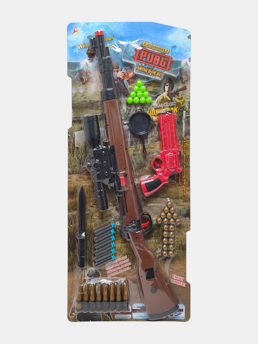 PUBG KAR-98K - Haqiqiy o'yinchilar uchun to'plam Код. 01774ni arzon narxda sotib oling — Uzum ...