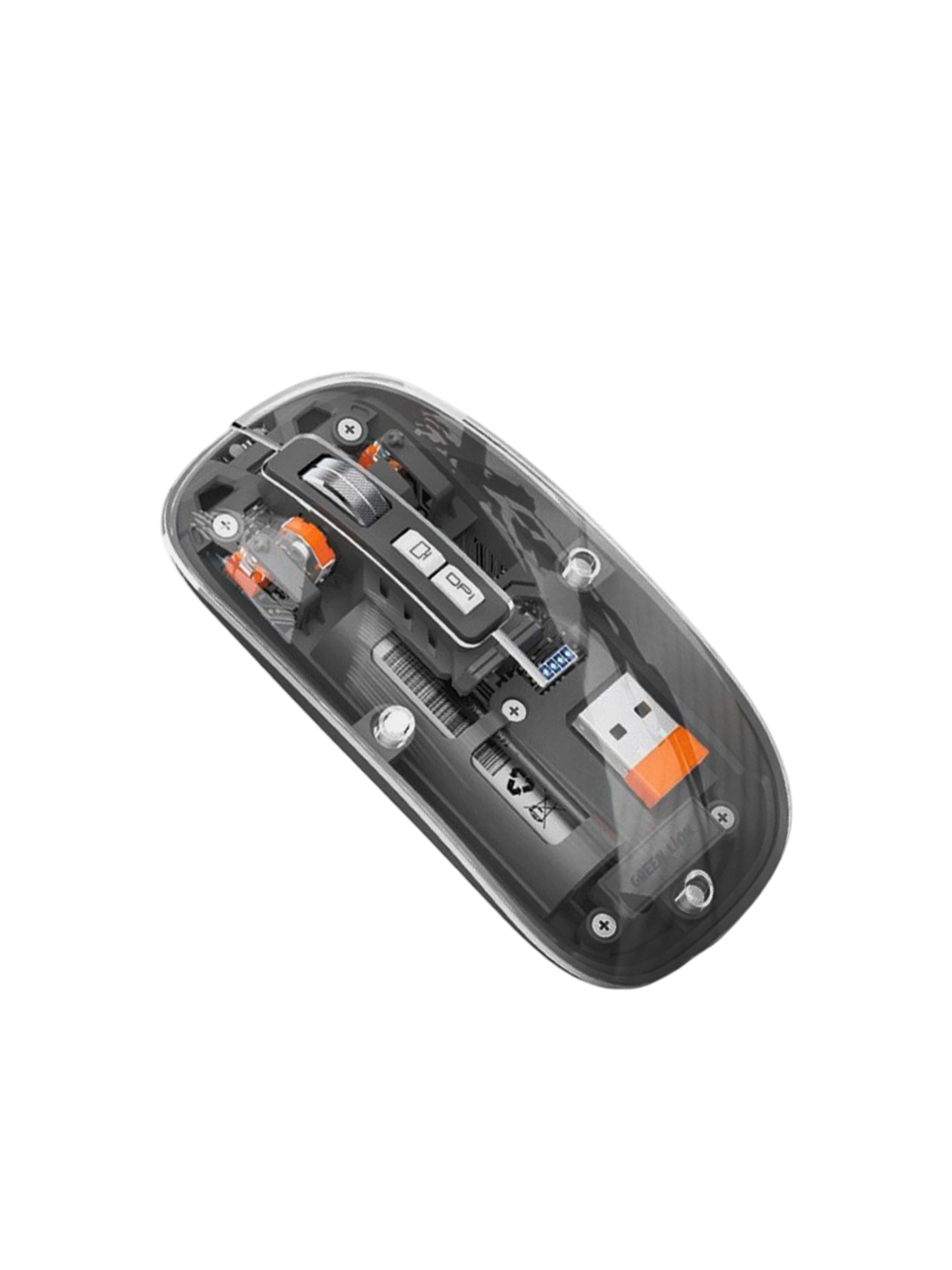 Simsiz sichqoncha Transparent Mouse 2, 1600/2400 DPIni arzon narxda ...