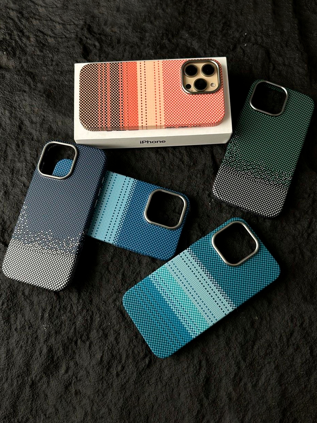 Chexol Carbon iPhone 11, 12, 13, 14, 15, 16 Pro Max uchun, Magsafe ...