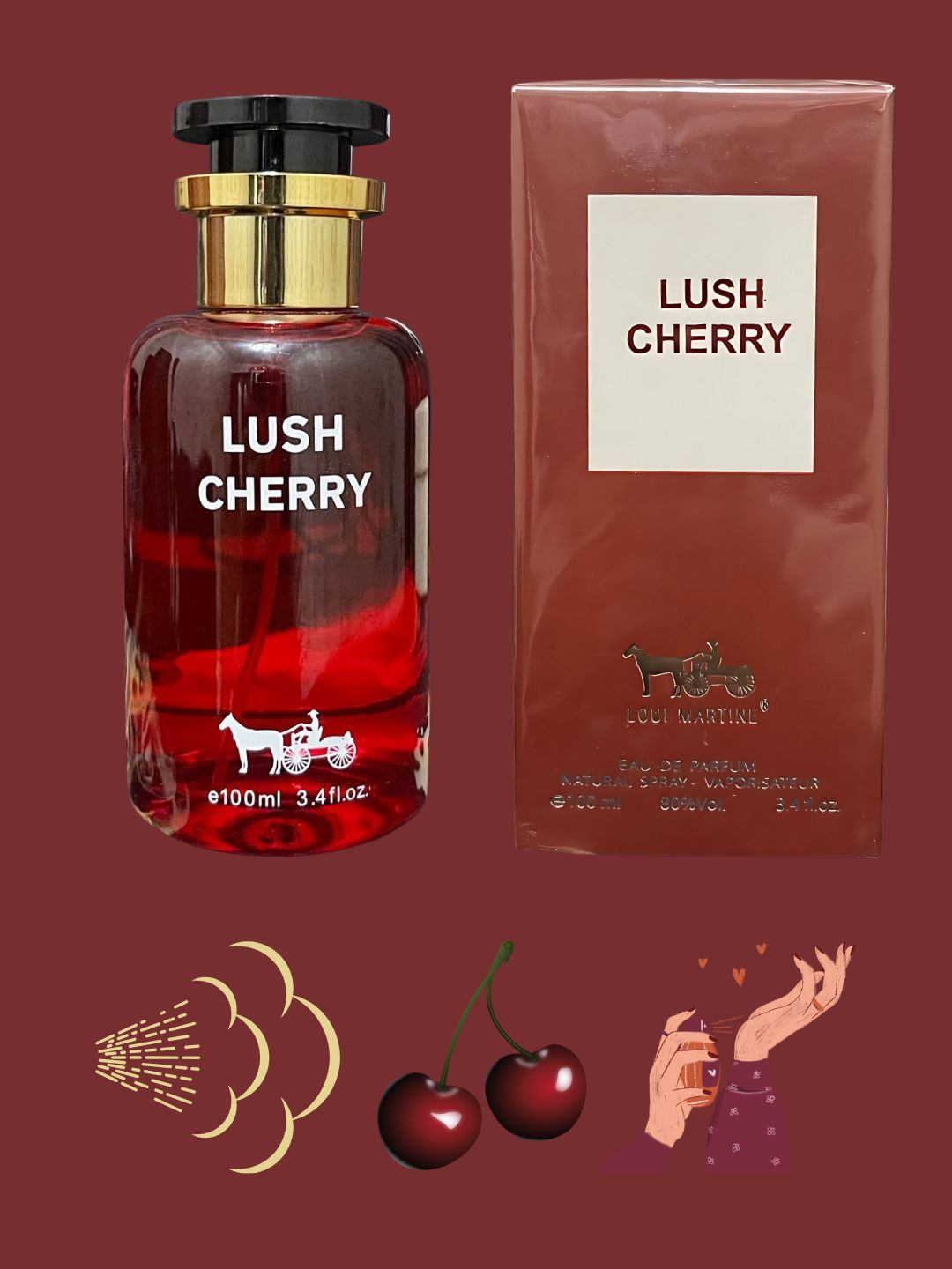 Парфюмерная вода Loui Martin Lush Cherry, 100 мл купить по низким ценам ...