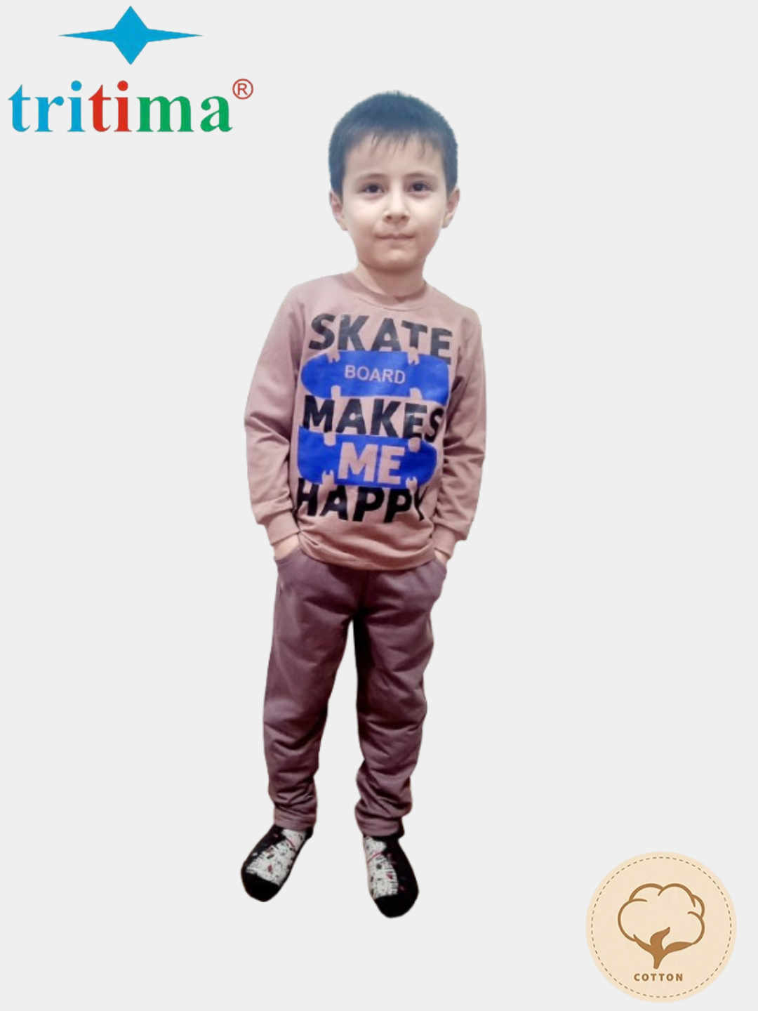 Ogil bola uchun bahoriy kiyim toplamini arzon narxda sotib oling — Uzum ...